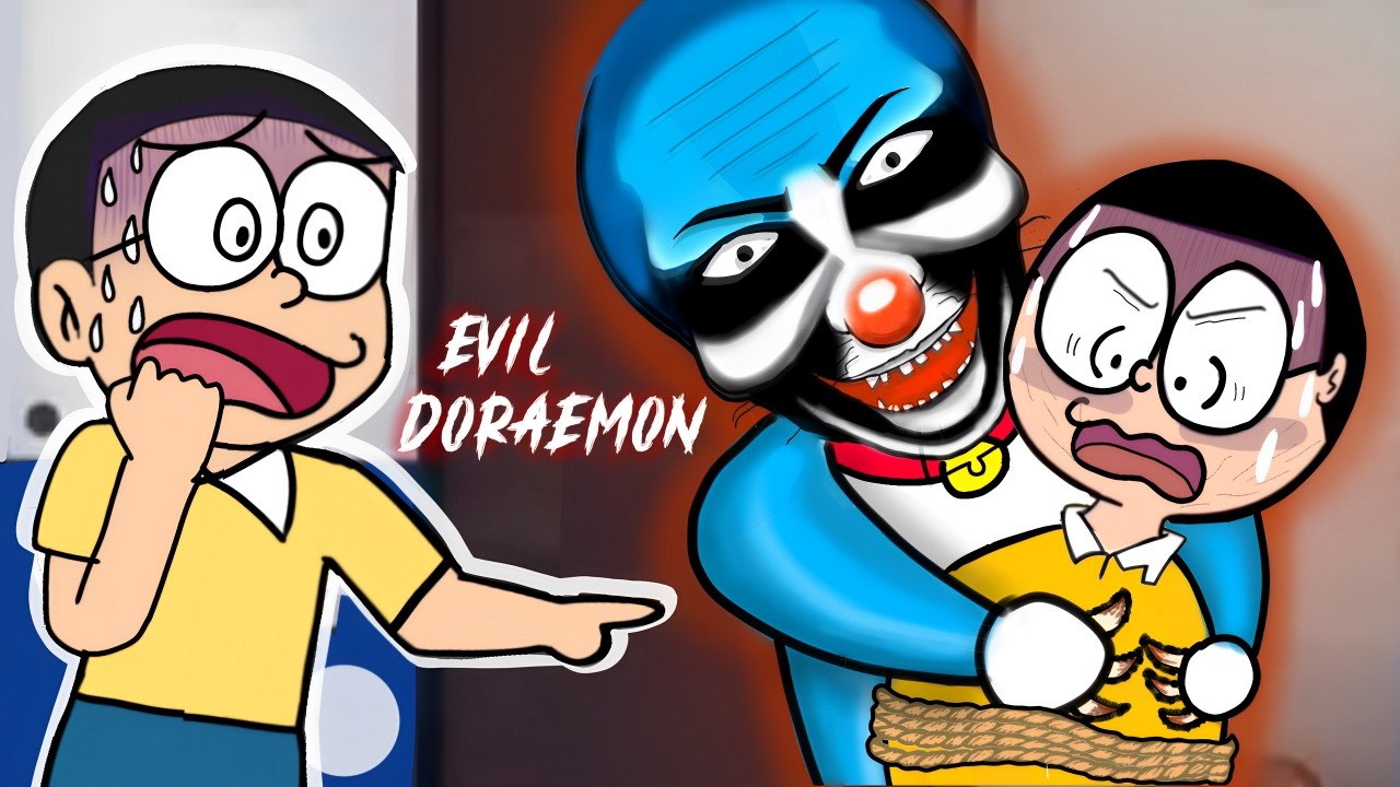 Evil Doraemon K!lled Nobita !! Horror episode 😱 - YouTube