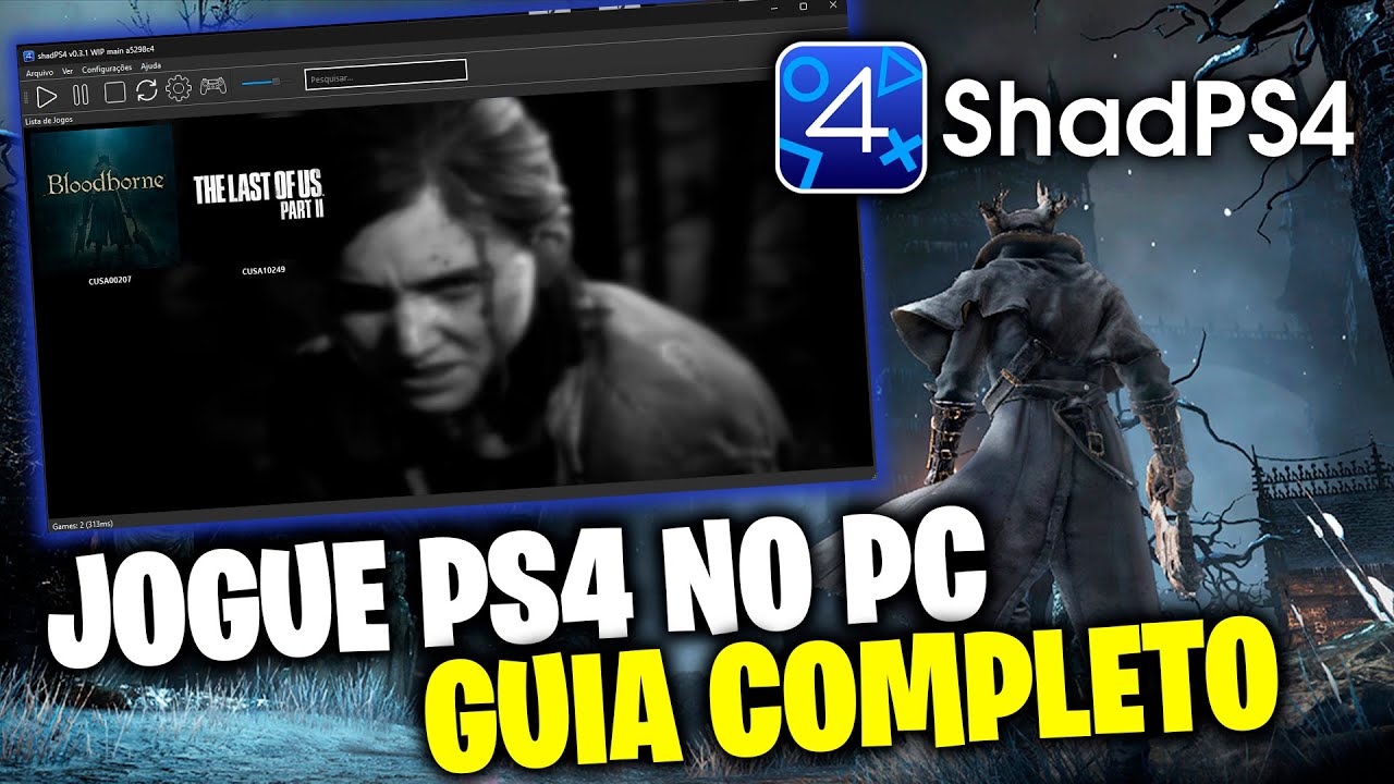 ShadPS4 - Como jogar PS4 no PC - GUIA COMPLETO DO MELHOR EMULADOR . mod ...