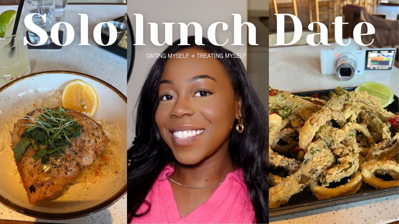 Taking Myself On A Solo Lunch Date | VLOG | DATING MYSELF | SELF CARE ...