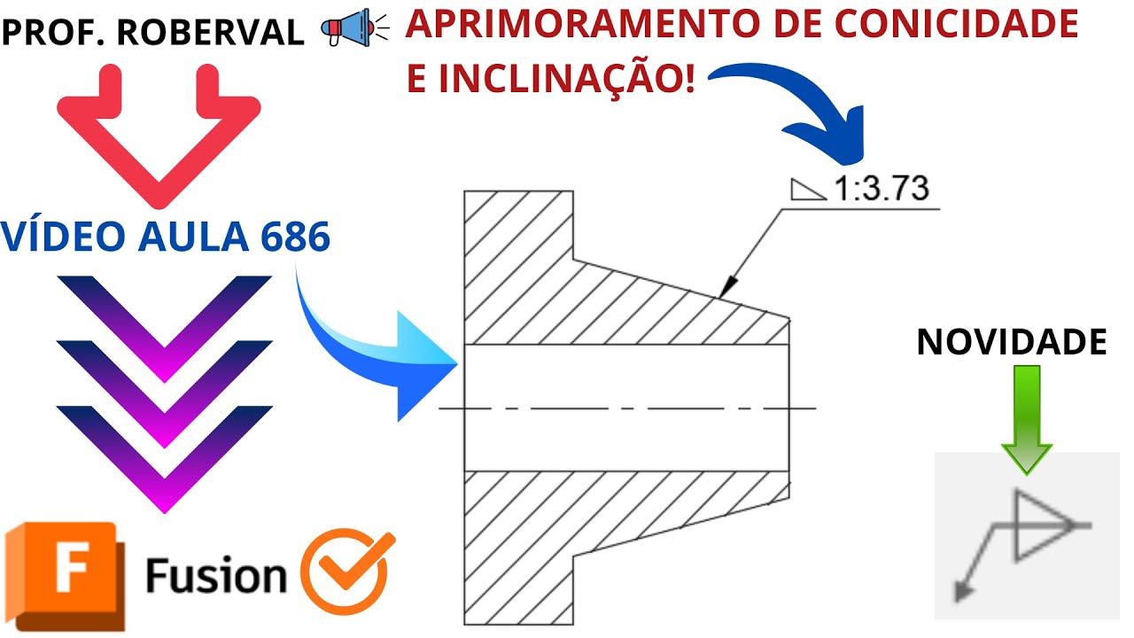 Aula 686 - Aprimoramento de Conicidade e Inclinação em Desenho 2D no ...