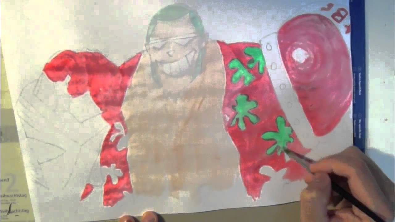 How to draw Franky フランキー - YouTube