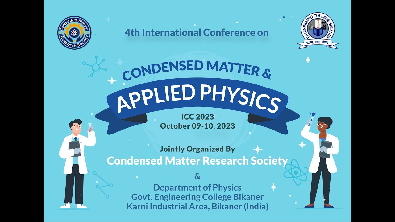 International Conference on Condensed Matter & Applied Physics | ICC ...