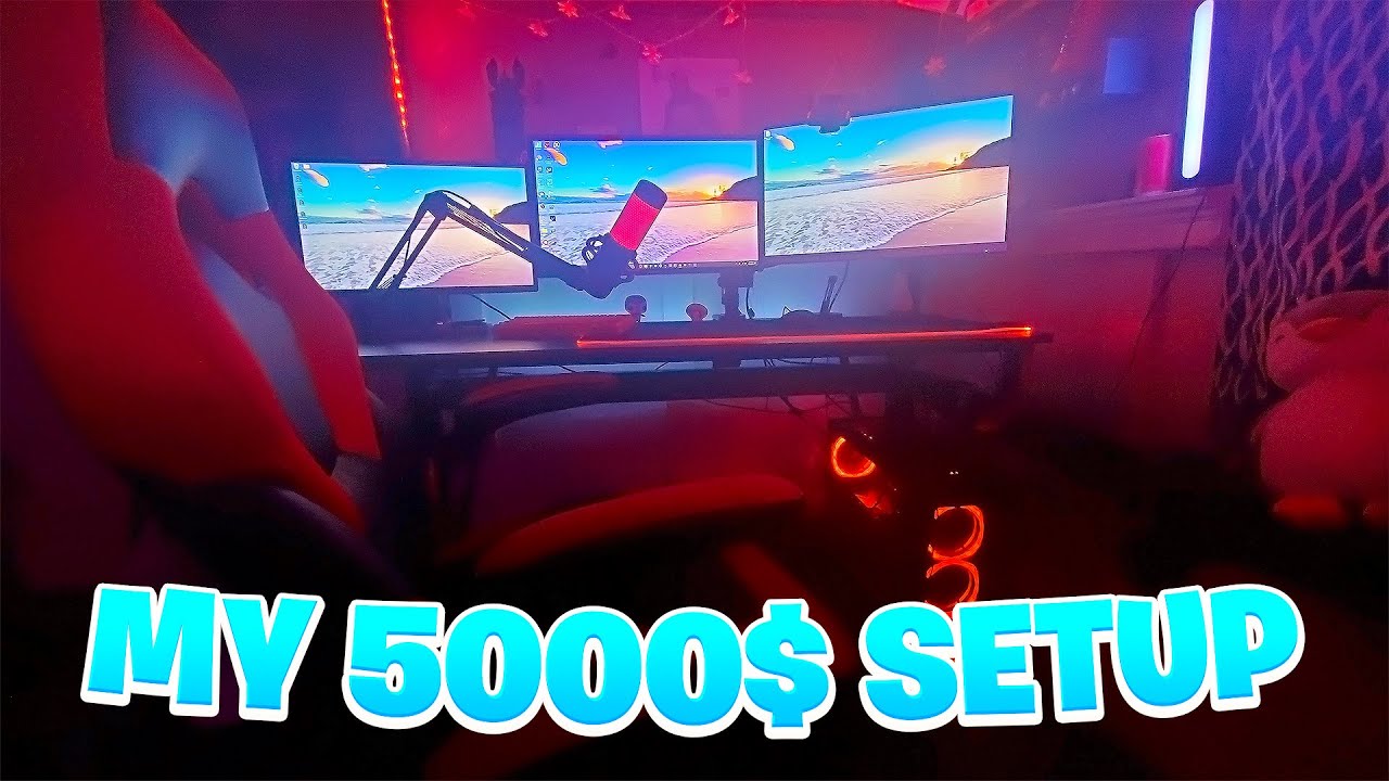 My UPDATED *5000$* Setup Tour! (4K QUALITY) - YouTube