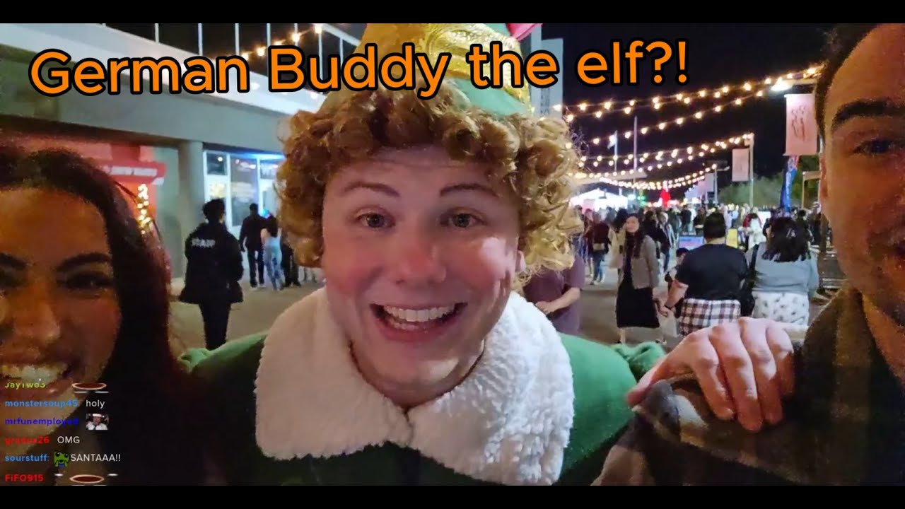 Arther and Clara run into THE buddy the elf - YouTube