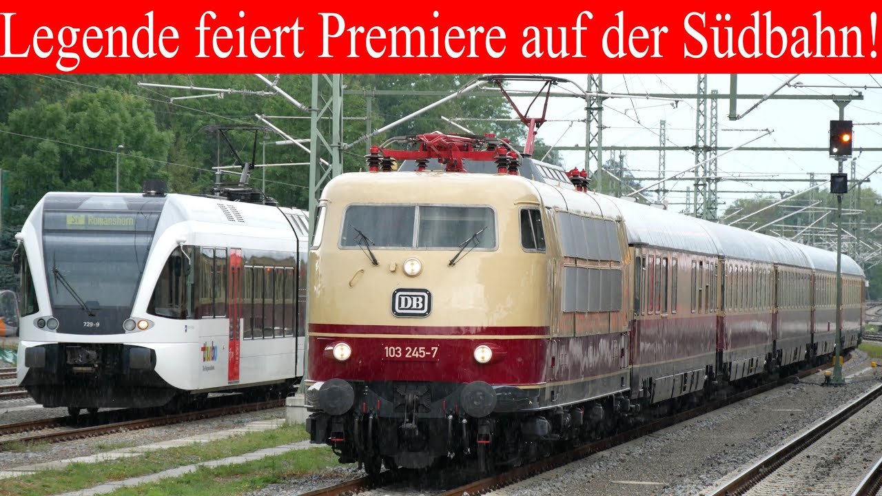 Erste Br103 auf der Südbahn! Nostalgiezugreisen mit Bundesbahn ...