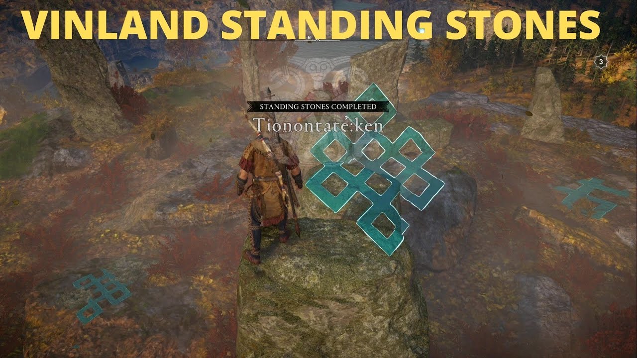 ASSASSIN'S CREED VALHALLA | VINLAND STANDING STONES - YouTube