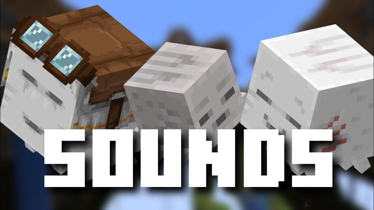 EVERY NEW Ghast Sound! Dried Ghasts, Ghastlings, Happy Ghasts ...