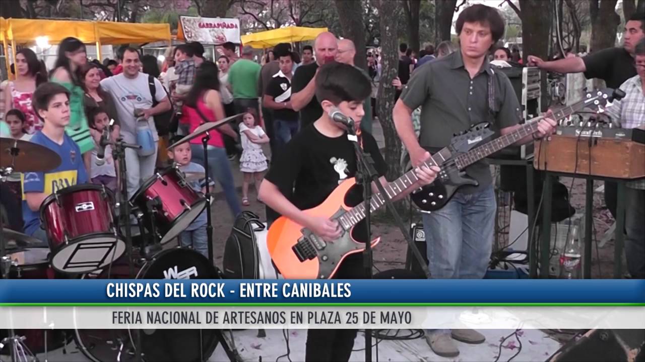 0840 CHISPAS DEL ROCK La banda tocó en la Feria Nacional de Artesanías ...