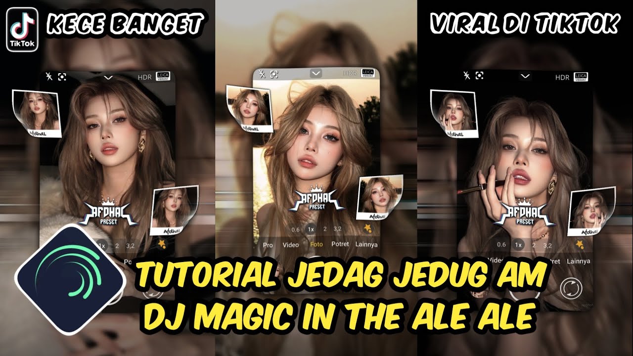 Tutorial Jedag Jedug Alight Motion DJ Magic In The Air Ale Ale - YouTube