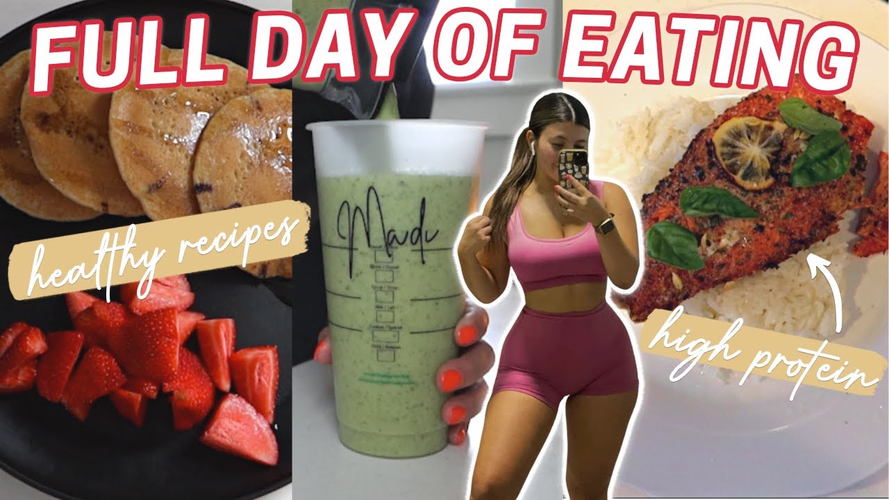 WHAT I EAT IN A DAY BALANCED LIFESTYLE 160g Of Protein YouTube