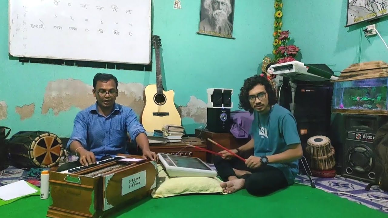 কৃষ্ণ কৃষ্ণ শুধু শ্রীকৃষ্ণ কৃষ্ণ বীণা কিছু নাই | Sribash Debnath | Shuvo Percussion - YouTube