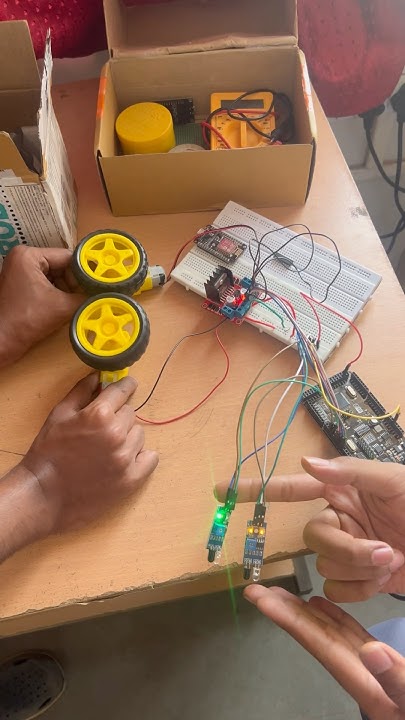 | Arduino experiments | #trending #electronic #arduino #sensor #dcmotor #esp32 #viralvideo # ...