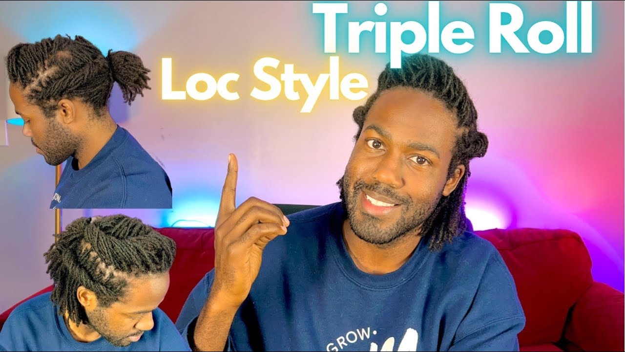 LOC TUTORIAL | SIMPLE LOC STYLE | 3 Twist Combo on DIY Braidlocs ...