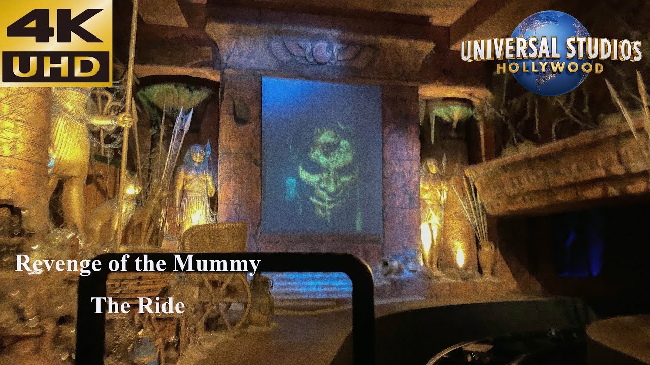 【4K】Revenge of the Mummy The Ride - Universal Studios Hollywood - YouTube