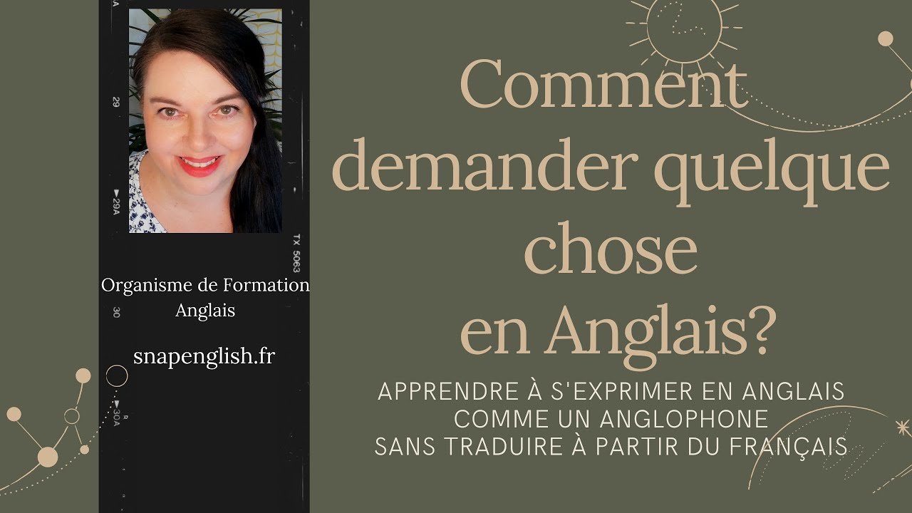 Comment demander quelque chose en anglais poliment? - YouTube