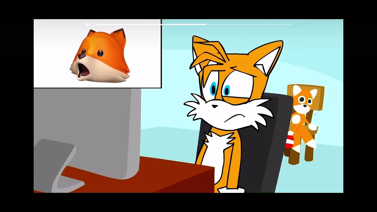 Tails reacts to what does the fox say? - YouTube