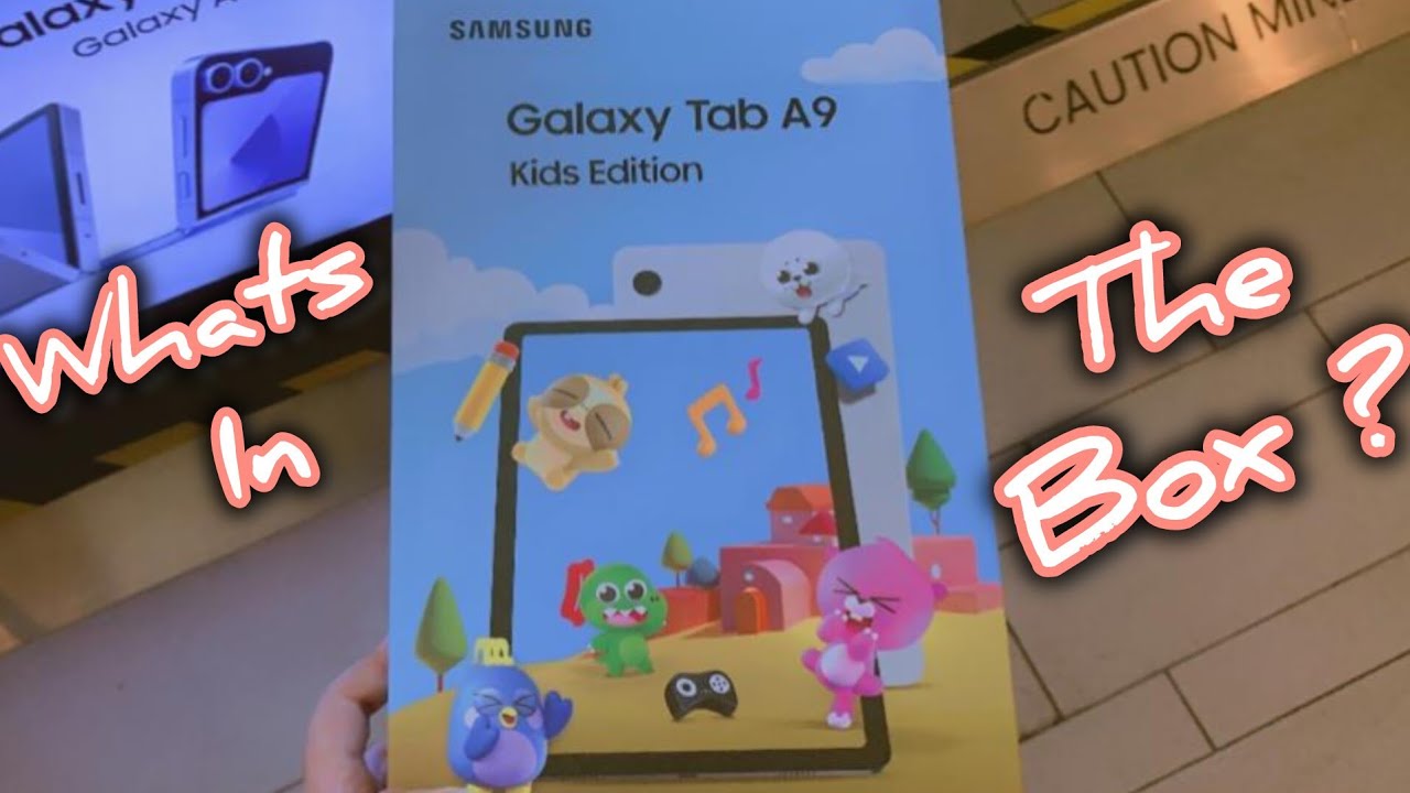 Unboxing Galaxy Tab A9 Kids Edition | Moin Fareed | Khizra Fareed - YouTube