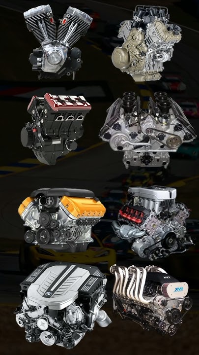 V2 V4 V5 V6 V8 V10 V12 V16 Engine Sound || #shorts - YouTube