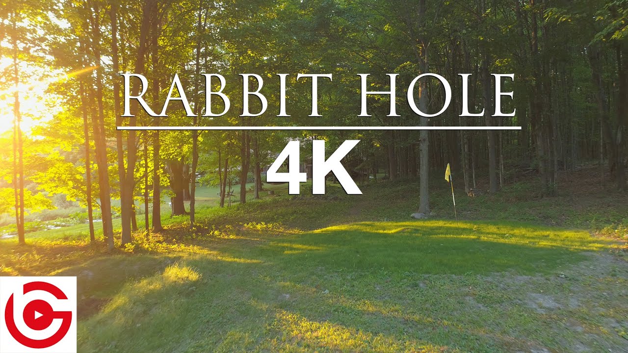 THE RABBIT HOLE - Vermont Golf Hole Shot in 4K on DJI Phantom 4 Pro ...