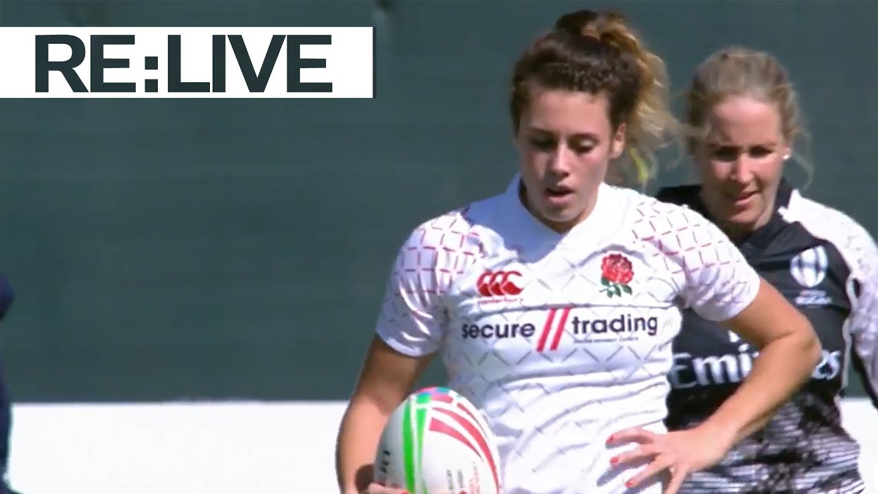 RE:LIVE: Offloading rugby at its finest as Abbie Brown scores for ...