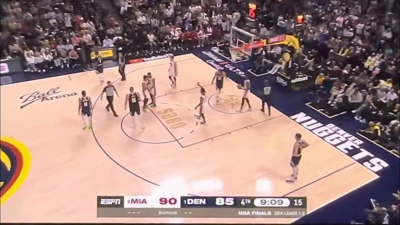 06/04/23 NBA Finals G2 4Q P3 - Miami Heat vs Denver Nuggets - YouTube