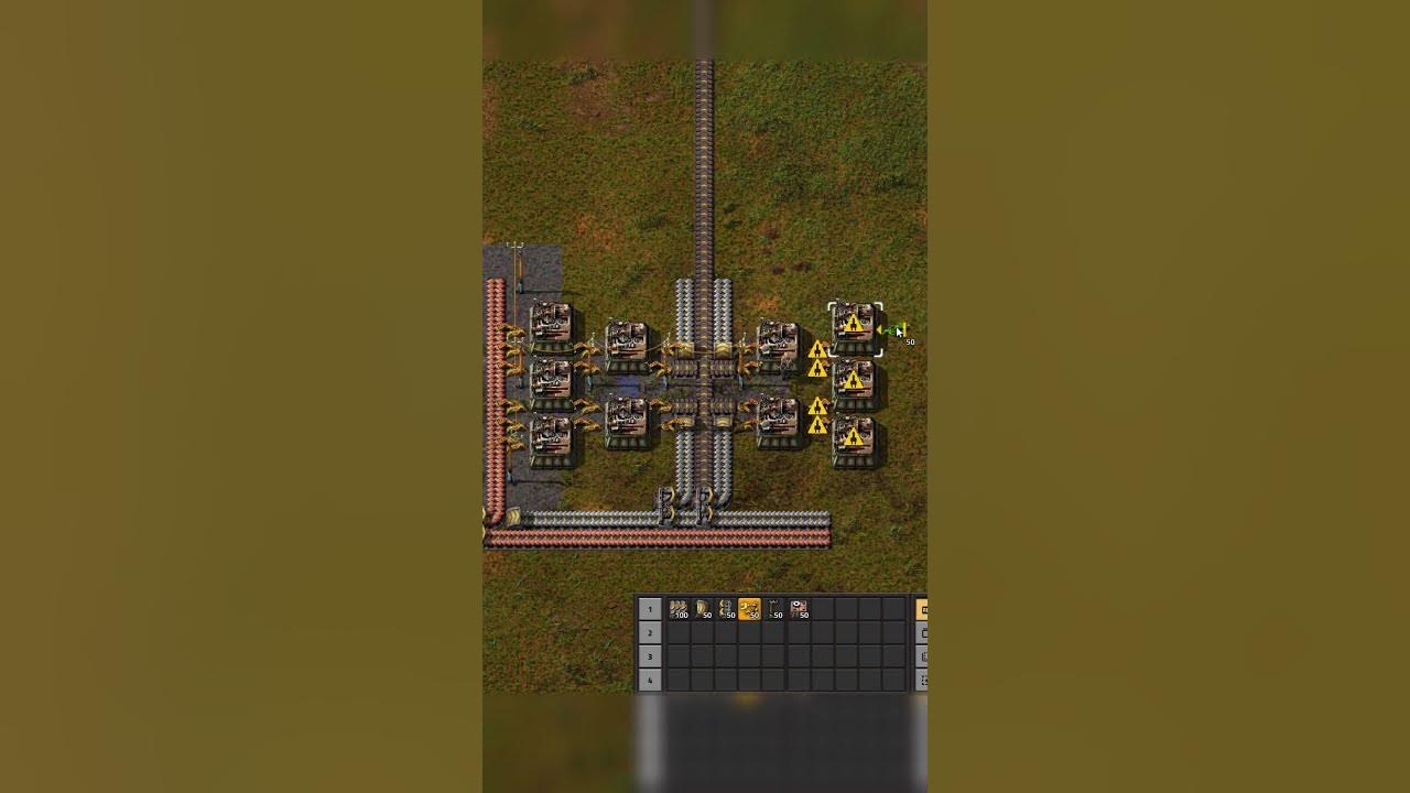 Green circuit setup! | 60 seconds Factorio #shorts - YouTube