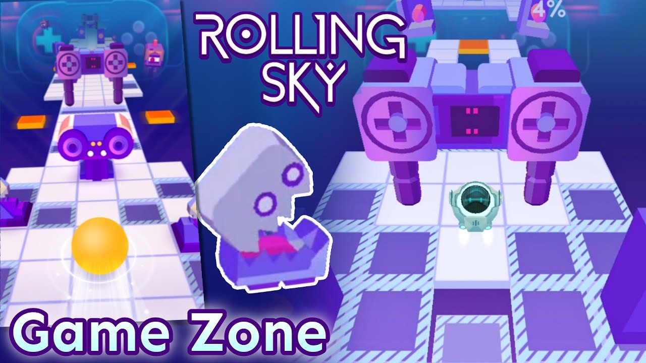 Rolling Sky - Bonus 56 Game Zone 🕹️ [Perfect Gameplay] - YouTube