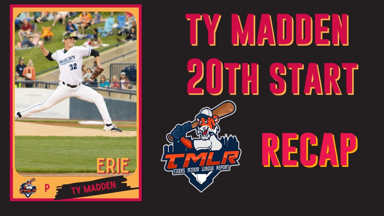 Detroit Tigers Prospects 2022: Ty Madden's 20th start (Double-A Debut ...