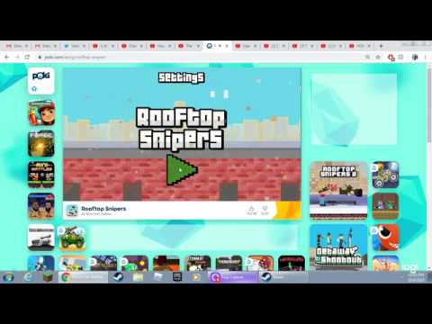 A Poki adventure, into Rooftop Snipers! - YouTube