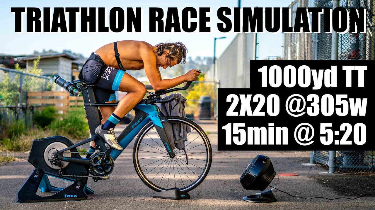 OLYMPIC TRIATHLON RACE SIMULATION – 3hr training swim-bike-run - YouTube