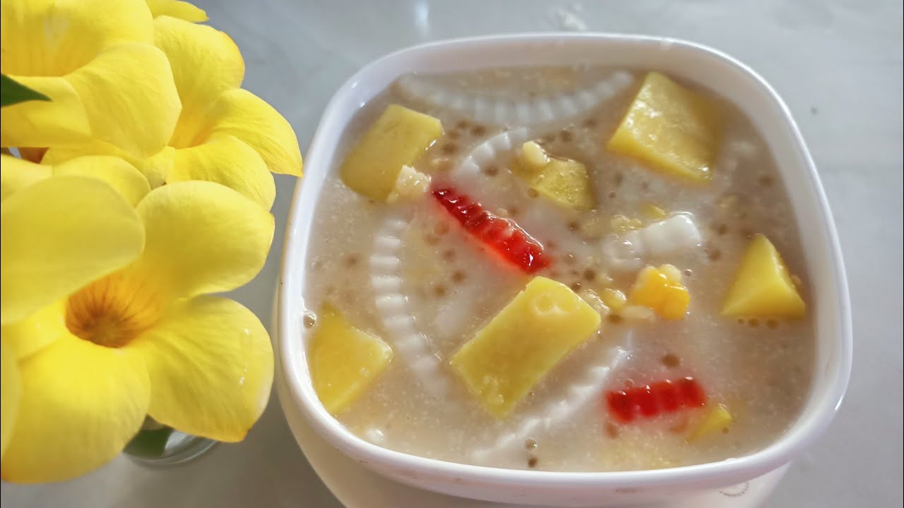 cách nấu chè đậu xanh thập cẩm | how to cook mixed green bean tea - YouTube