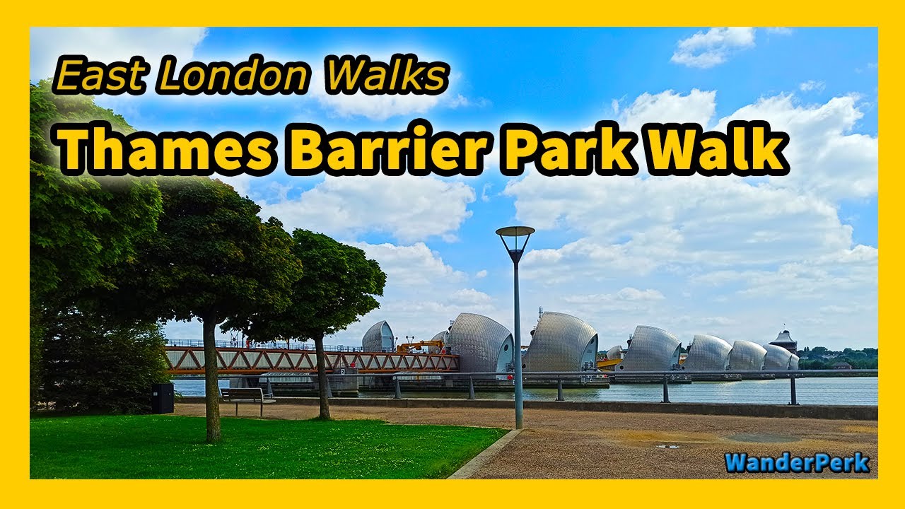 A Quick Walk At London's Award-Winning Park - Thames Barrier Park ...