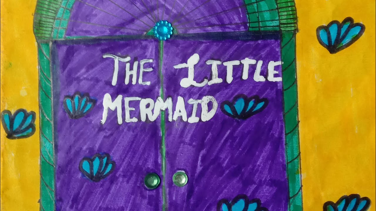 Handmade Little Mermaid Paper Doll House/Playing With Paper Doll House ...