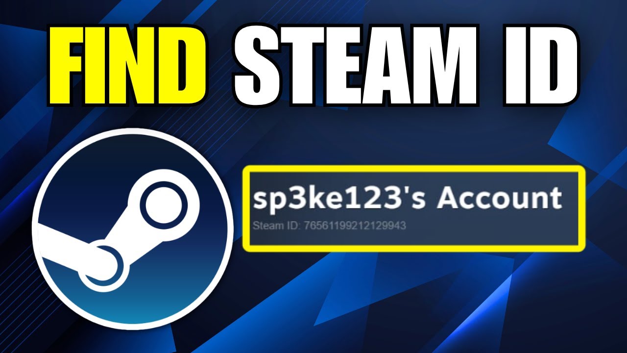 How To Find Steam ID Number - YouTube
