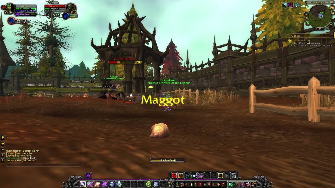 WoW quest #1348 Discretion is Key - YouTube