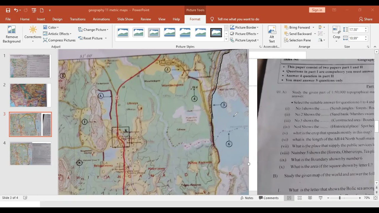Grade 11 Geography English Medium/1:50000 maps of Sri Lanka/O/L Past ...