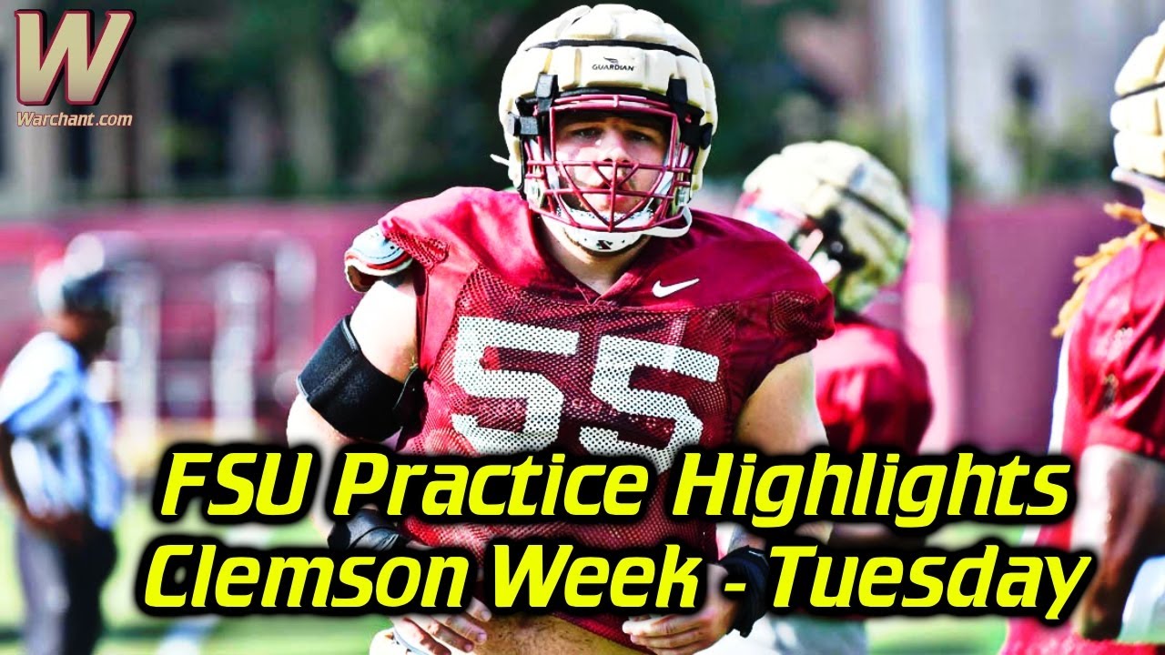 FSU Football | Tuesday FSU Football Practice Highlights Clemson Week ...