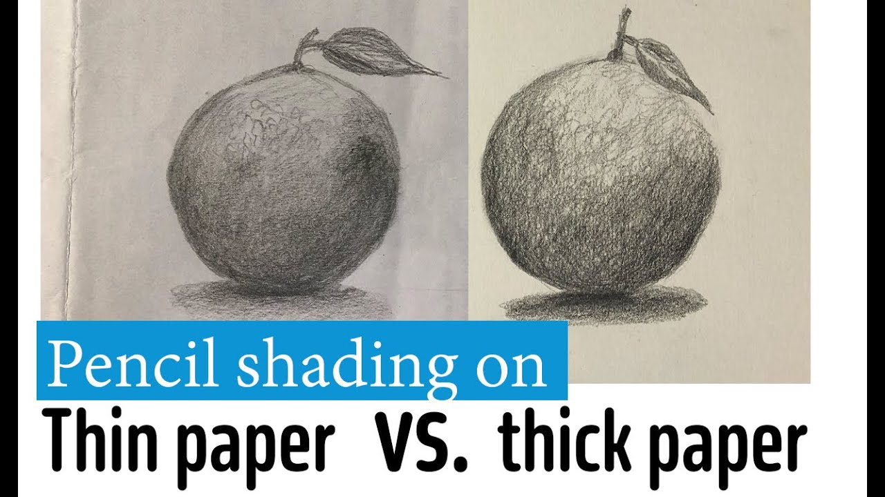 What Drawing Paper Should I Use? Thin or thick? - YouTube