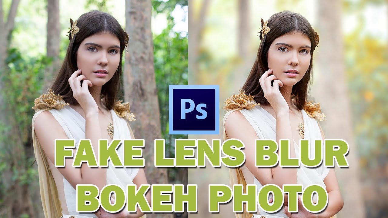 How to Blur Background in Photoshop - Fake Lens Blur Bokeh - Photoshop ...