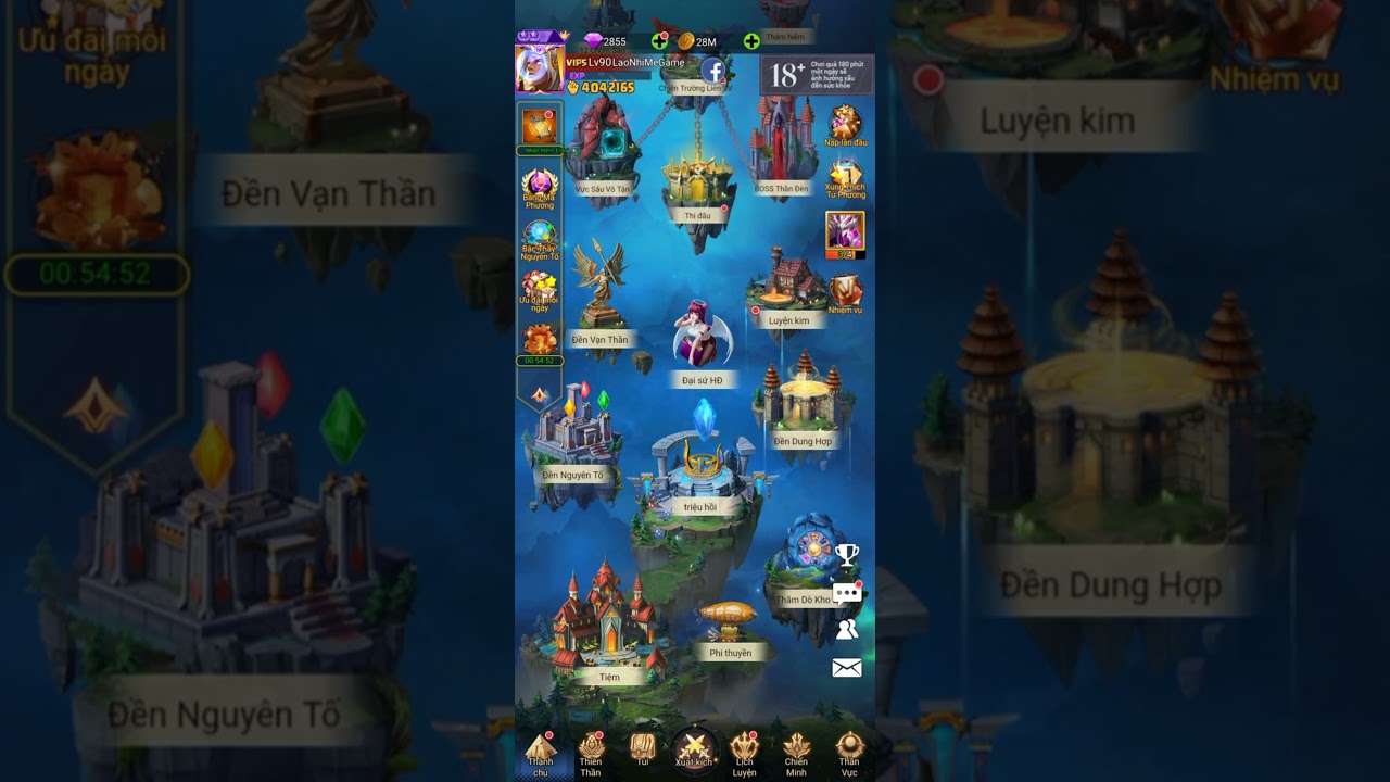 IDLE GOG (clash of deity). Code new 09/10. Up suna 1* đua phó bản ...