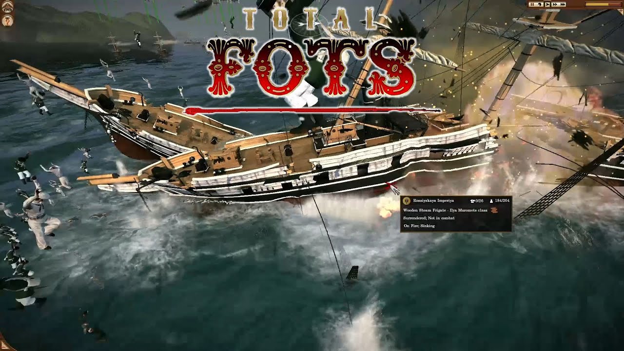 Qing Navy vs Russia | Total War: SHOGUN 2 - Total FOTS v2 Naval Battle ...