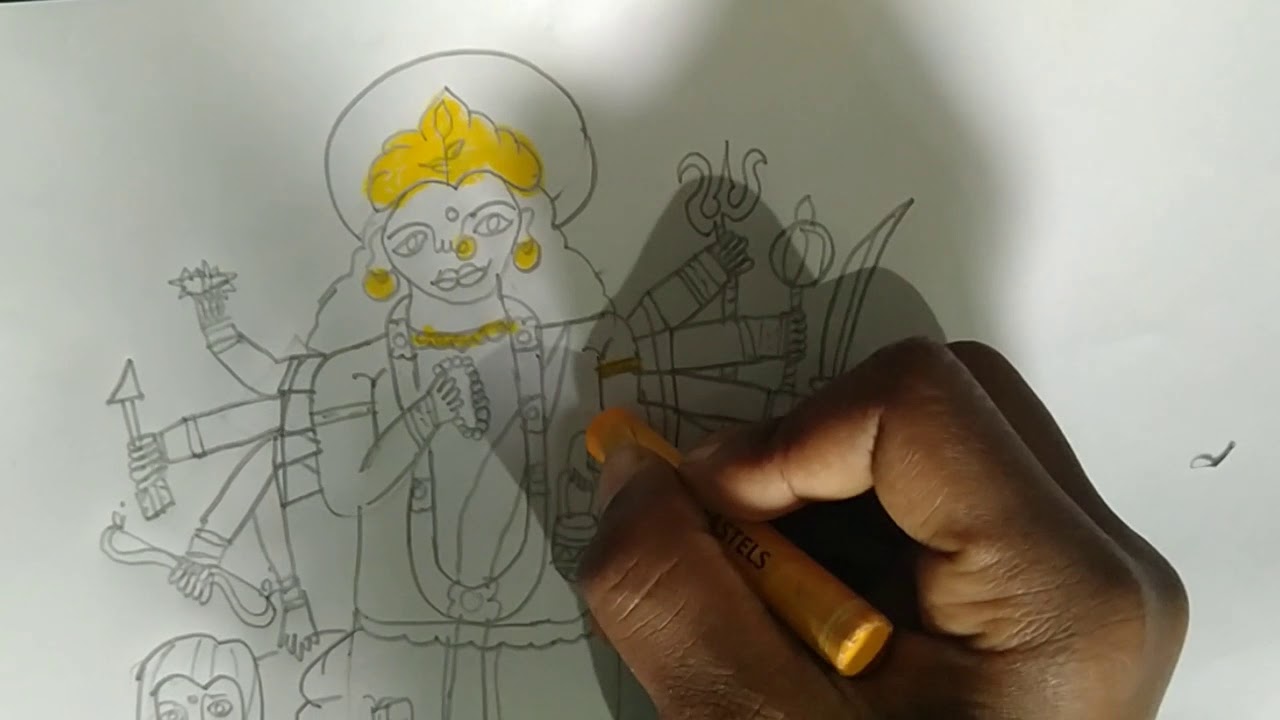 Hindu drawing Hindu drawing - YouTube