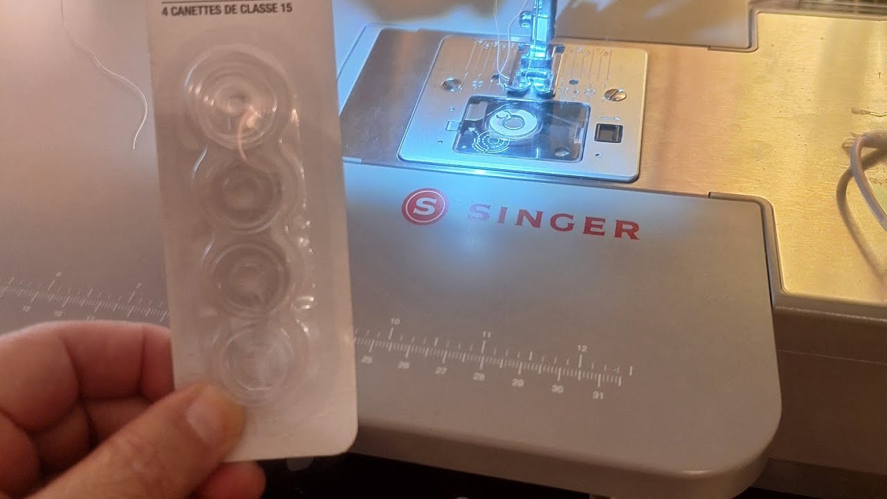 Winding and loading the Bobbin Singer HD 6380 - YouTube