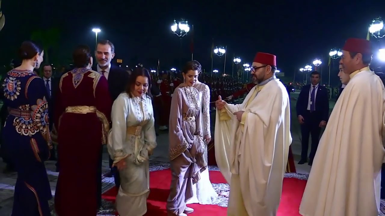Gala dinner at the Royal Palace on February 13, 2019 in Rabat, Morocco ...