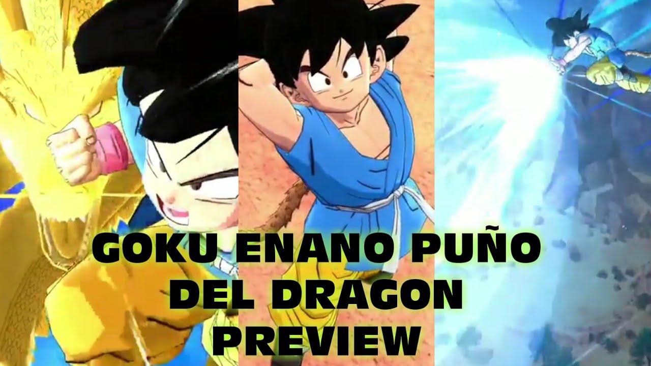 PREVIEW GOKU ENANO PUÑO DEL DRAGON // DRAGON BALL LEGENDS ESPAÑOL - YouTube