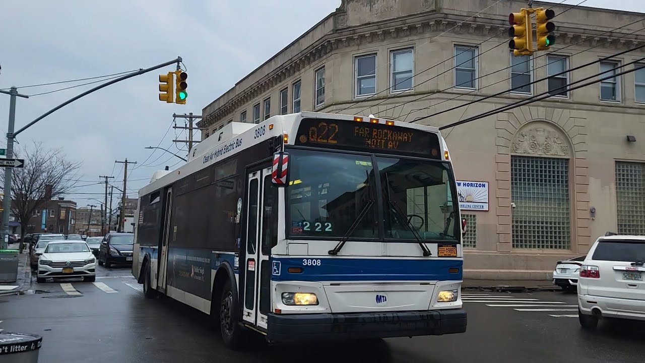 MTA Bus: 2008 Orion VII Next Gen Hybrid 3808 On The Q22 @ Cornaga ...