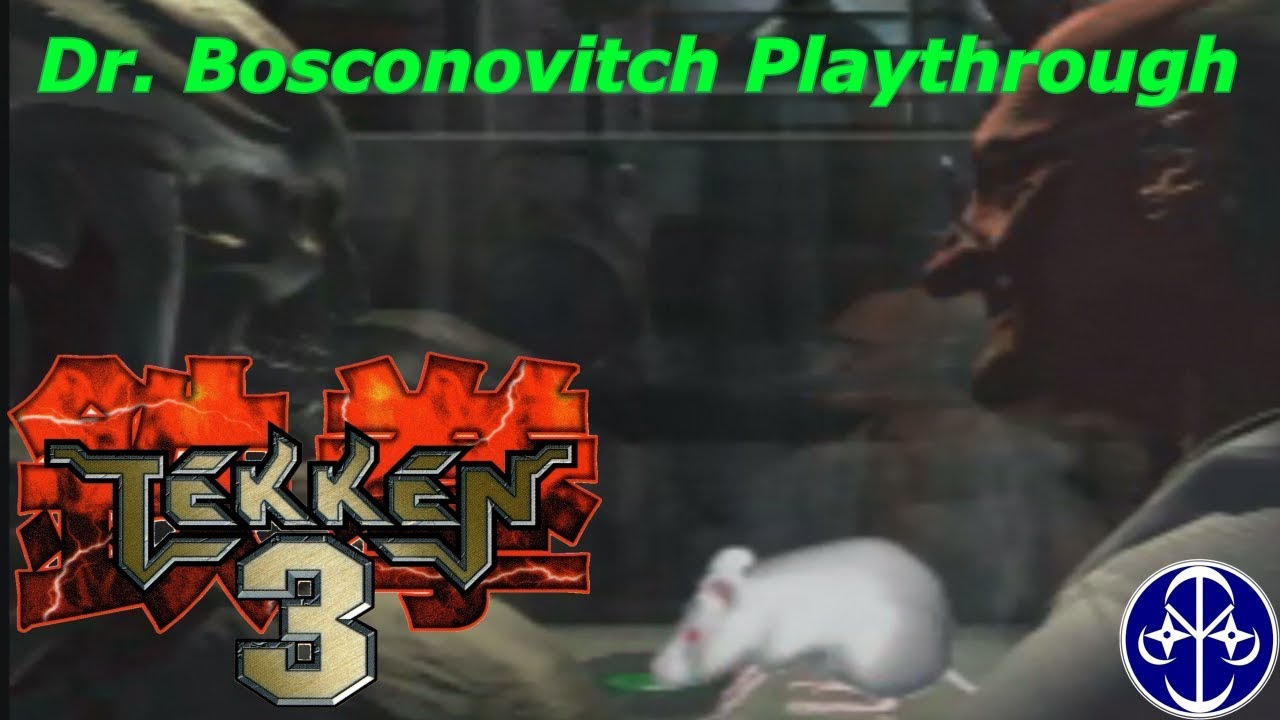 Tekken 3 - Dr. Boskonovitch Playthrough - YouTube