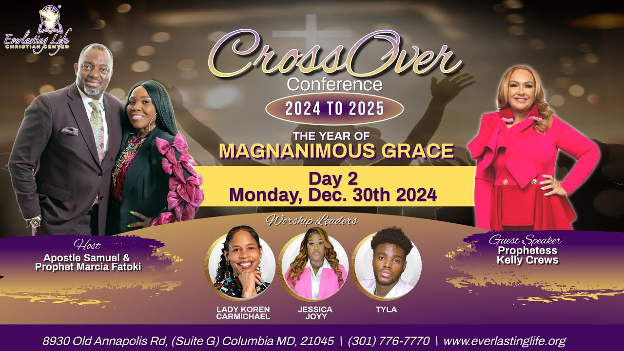 Cross Over Conference-Prophetess Kelly Crews, "Embracing The New" #2025 ...