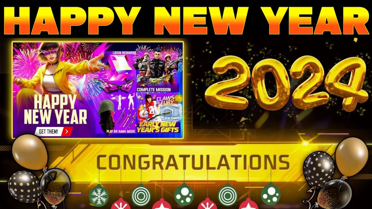 1 JANUARY FREE REWARDS 🤩 | HAPPY NEW YEAR EVENT🔥 | FF UPCOMING EVENTS ...
