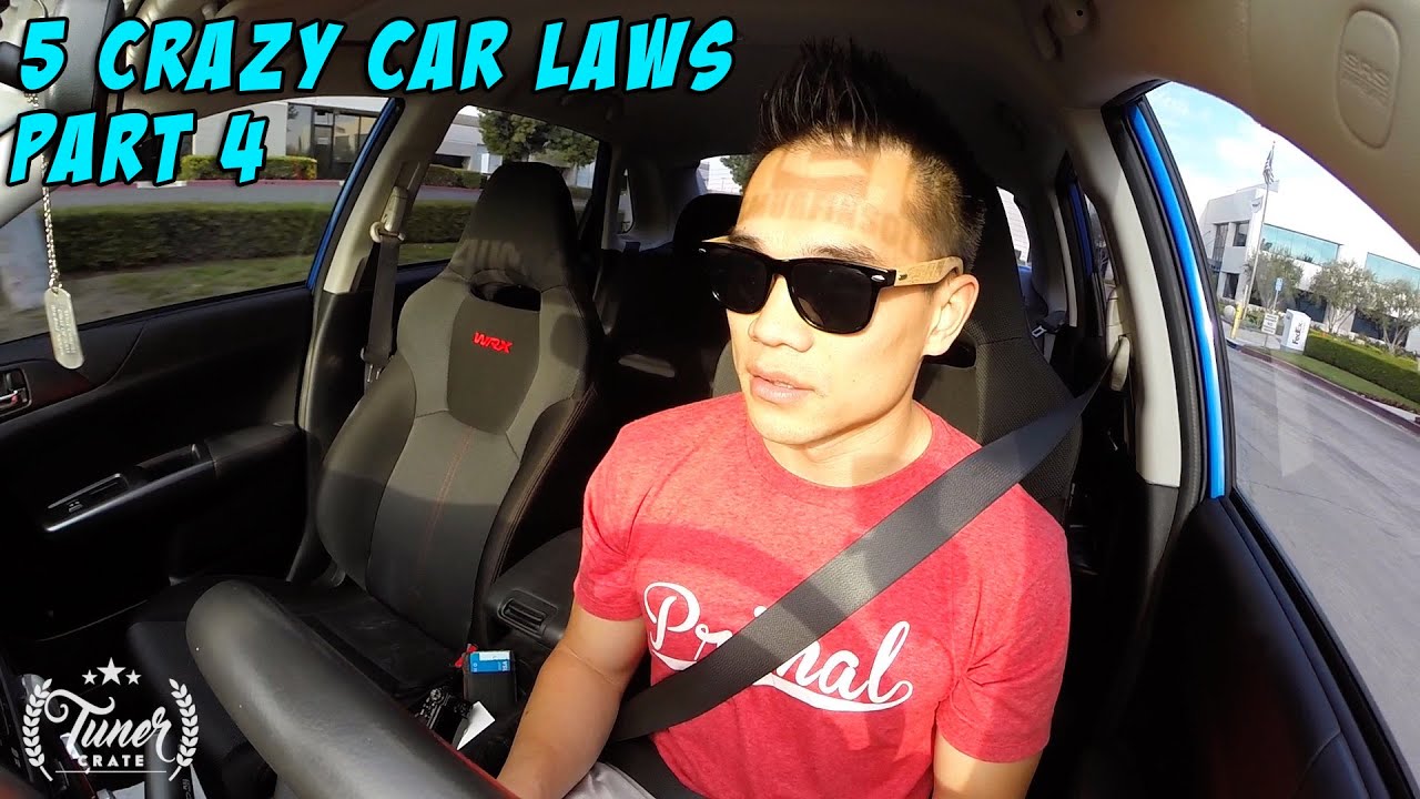 5 Crazy Car Laws PART 4 - Subaru WRX full throttle accelerations - YouTube